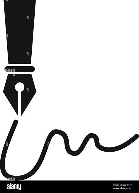 Handwriting Signature Icon Simple Vector Privacy Identity Check Data