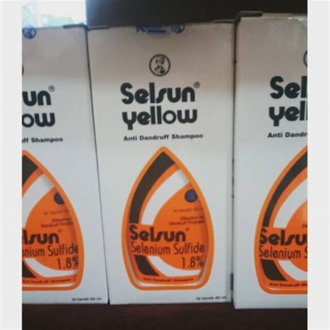 Jual Selsun Yellow Selenium 18 50 Ml Shopee Indonesia