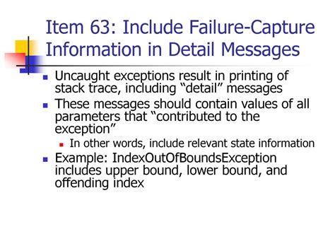 effective java chapter 9 exceptions ppt download