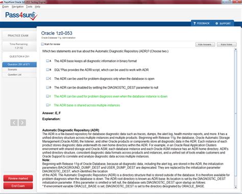 Pass Oracle Database 11g Administrator Certified Professional Exam Oracle Database 11g