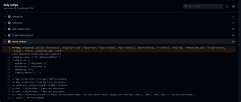 Warning Unexpected Inputs Bump Policy · Issue 155 · Phips28gh