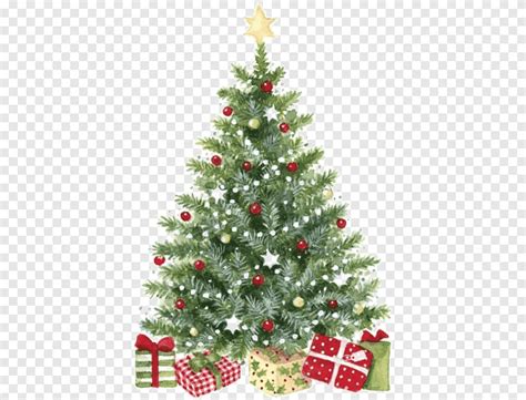 수채화 크리스마스 트리 나무 크리스마스 소재 Png Pngegg
