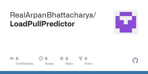 GitHub RealArpanBhattacharya LoadPullPredictor