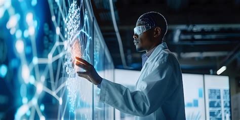premium photo project engineer leads briefing for scientists building machine learning system