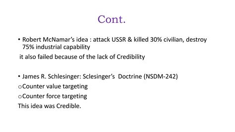 Deterrence Pptx Arms And Ammunition Sensitive Topics