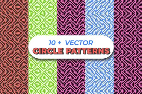 Digital Circle Patterns Bundle Graphic By Stock Art · Creative Fabrica