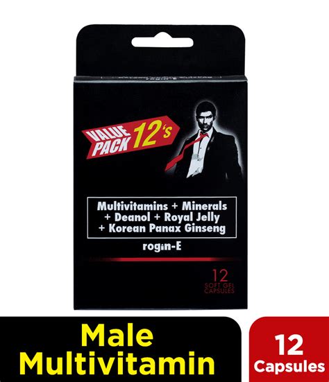 Rogin E Multivitamins Minerals Deanol Royal Jelly Korean Panax