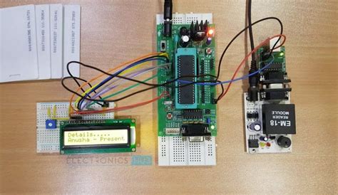 Rfid Based Attendance System Circuit Working Source Code Visitor Counter Rfid