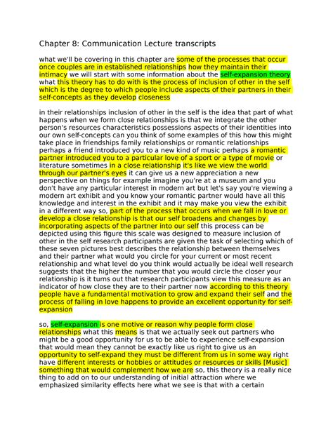 Chapter 8 Lecture Video Transcripts Chapter 8 Communication Lecture