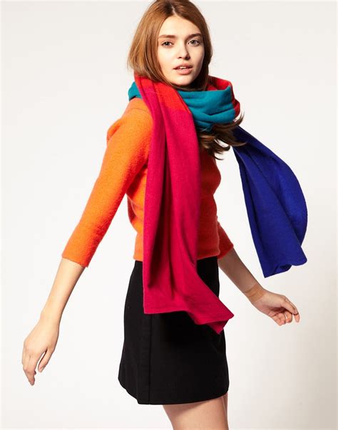 Alice Hannah Colour Block Scarf 8132 Latest Fashion Clothes Color