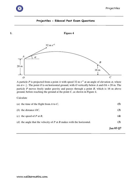 Projectiles Pdf Projectiles Speed