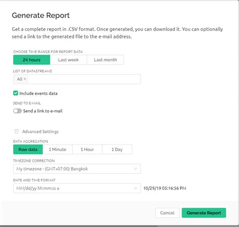 Why Cannot Generate A Report Solved Blynk Community