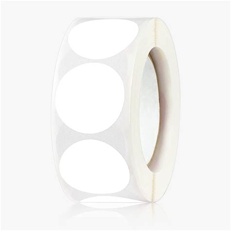 PCS U D Round Color Coding Circle Dot Sticker Labels On A Roll White Walmart Com