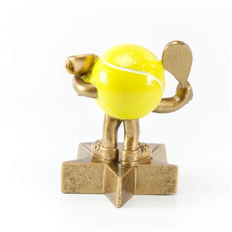 Tennis Trophy Lil Buddy 4 Inch Tall