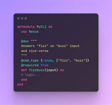 What Would Be The Most Idiomatic Way To Declare Cli Cmds Using A Library Chat Discussions