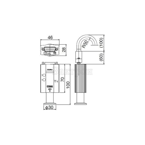 Ulvac G Tran Sw1 1 и Sw1 2 Датчик давления Пирани