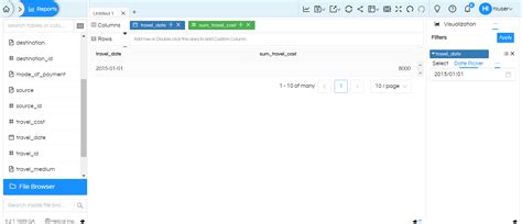 Datedate Time Usage As Filters In Helical Insight Helical Insight