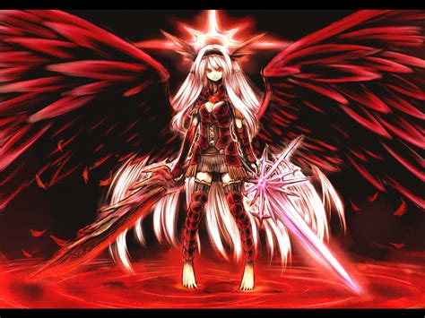Wings Anime Girls Swords Wallpapers Hd Desktop And Mobile Backgrounds