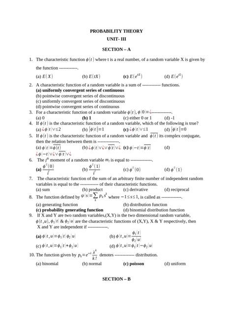 Probability Pdf Probability Distribution Random Variable