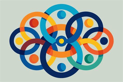 Premium Vector A Series Of Circles Suggesting Unity And Wholeness