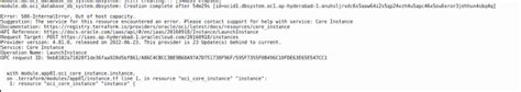 Cannot Create An Oci Compute Instance Internalerror Out Of Host Capacity