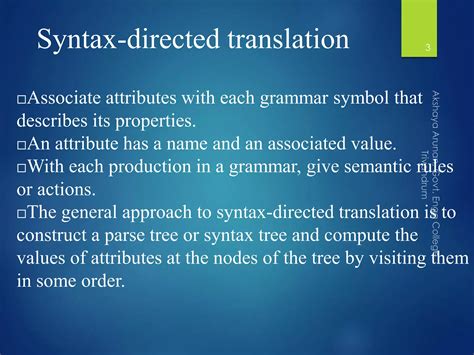 Syntax Directed Translation Pdf