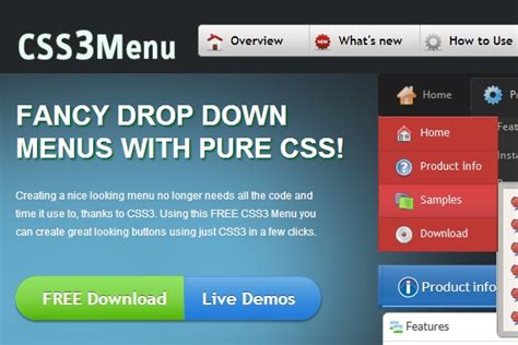 Css3 Menu Css Menu Maker Bypeople