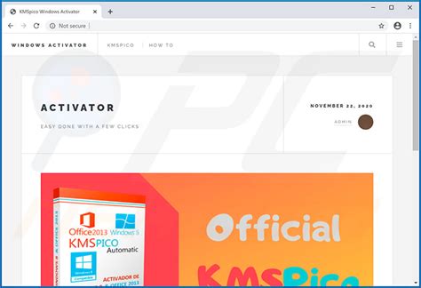 Kmspico Virus Malware Removal Instructions Updated