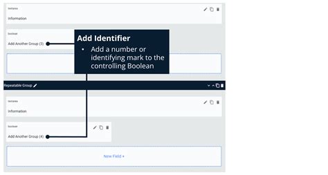 form builder repeatable groups with logic salus