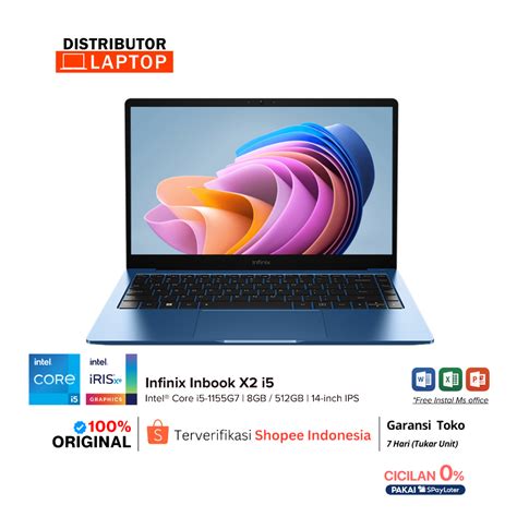 Jual Laptop Infinix Inbook X Core I G Ram Gb Ssd Gb Inch Ips Windows