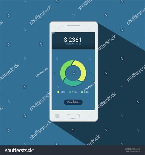 Vektor Stok Infographic Dashboard Template Flat Design Graphs Tanpa