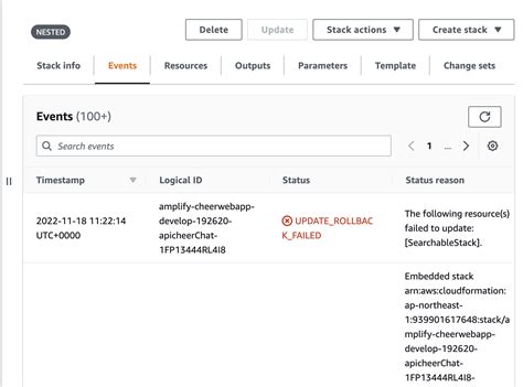 Amplify Push Gets Stuck At Deploying Api Storageaccessor · Issue