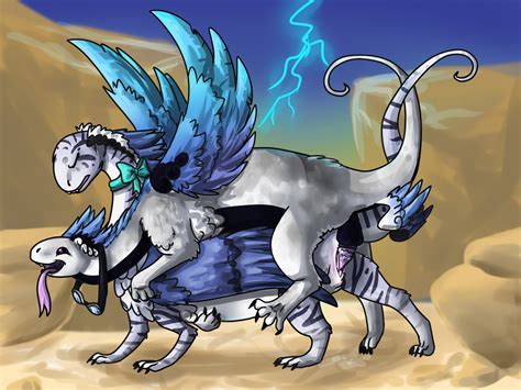 Rule 34 All Fours Barbs Bow Claws Closed Eyes Coatl Coatl Dragon