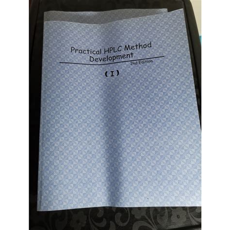 Practical Hplc Method Development 2nd Edition 蝦皮購物