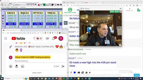 Real Time Chart Analysis And Trading Youtube