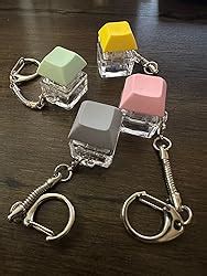 Amazon Com Boxgear Pieces Keyboard Fidget Keychain Clicker Fidget Toy Finger Keyboard Fidget
