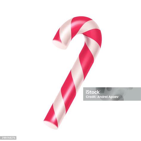 맛있는 줄무늬 사탕 지팡이 현실적인 벡터 일러스트 레이 션 12월에 대한 스톡 벡터 아트 및 기타 이미지 12월 3차원 형태 겨울 Istock