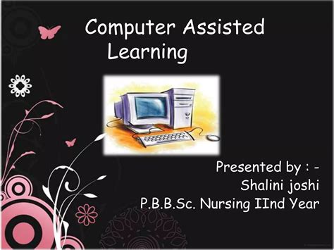 Computer Aided Instruction Pptx