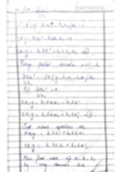 Solution Derivation Of Multiple Regression By Simultaneously And