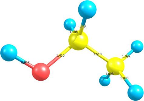 Optimized Geometry Of Ethanol Monomer Obtained Using Gamess And Plotted Download Scientific