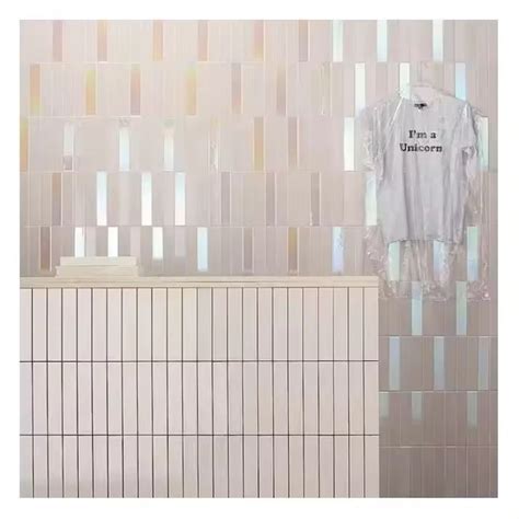 Лазерная Глянцевая Мозаичная Керамическая Глазурованная Хрустальная Плитка Ручной Работы Для