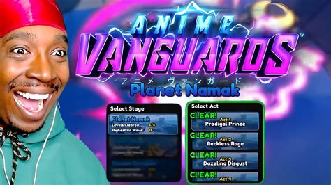 Roblox Anime Vanguards Planet Namek Completion With Shadowban Tv And Oath Youtube