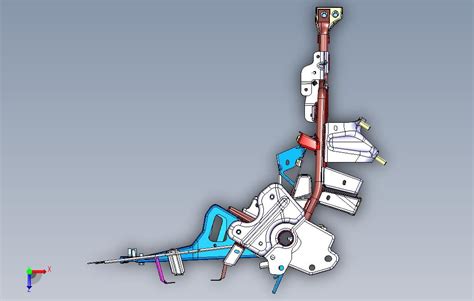 仪表台管梁总成 CATIA 模型图纸下载 懒石网