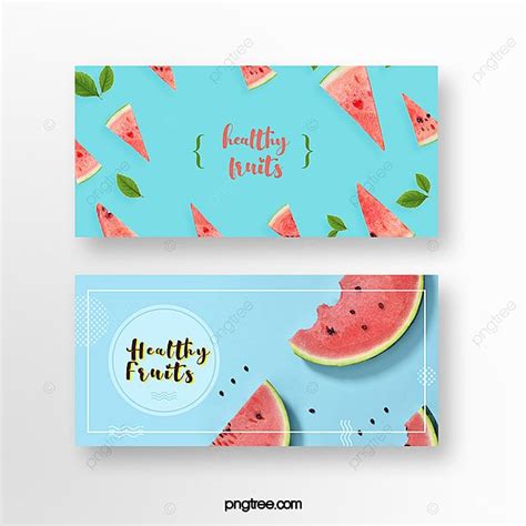 블루 크리 에이 티브 과일 일러스트 프로모션 판촉 카드 템플릿 Psd 다운로드 디자인 자료 다운로드 Promotion