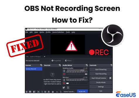 How To Fix OBS Not Recording Screen 10 Tested Solutions
