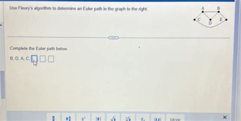 Use Fleurys Algorithm To Determine An Euler Studyx