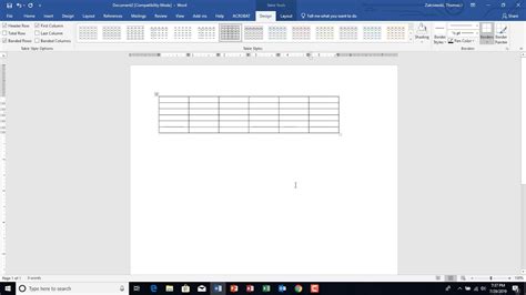 Tables Adding And Deleting Rows And Columns YouTube