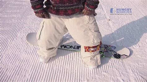 스노보드 헝그리보더강습 기초 스탠스와 바인딩 앵글 Youtube