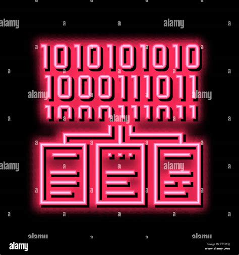 Files Encryption Color Icon Vector Illustration Sign Stock Vector Image