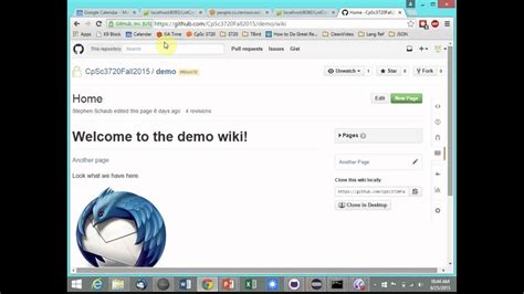 Creating Github Wiki Pages Youtube